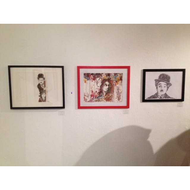 Charlie Chaplin Art picture Frame Display, Furniture & Home Living ...