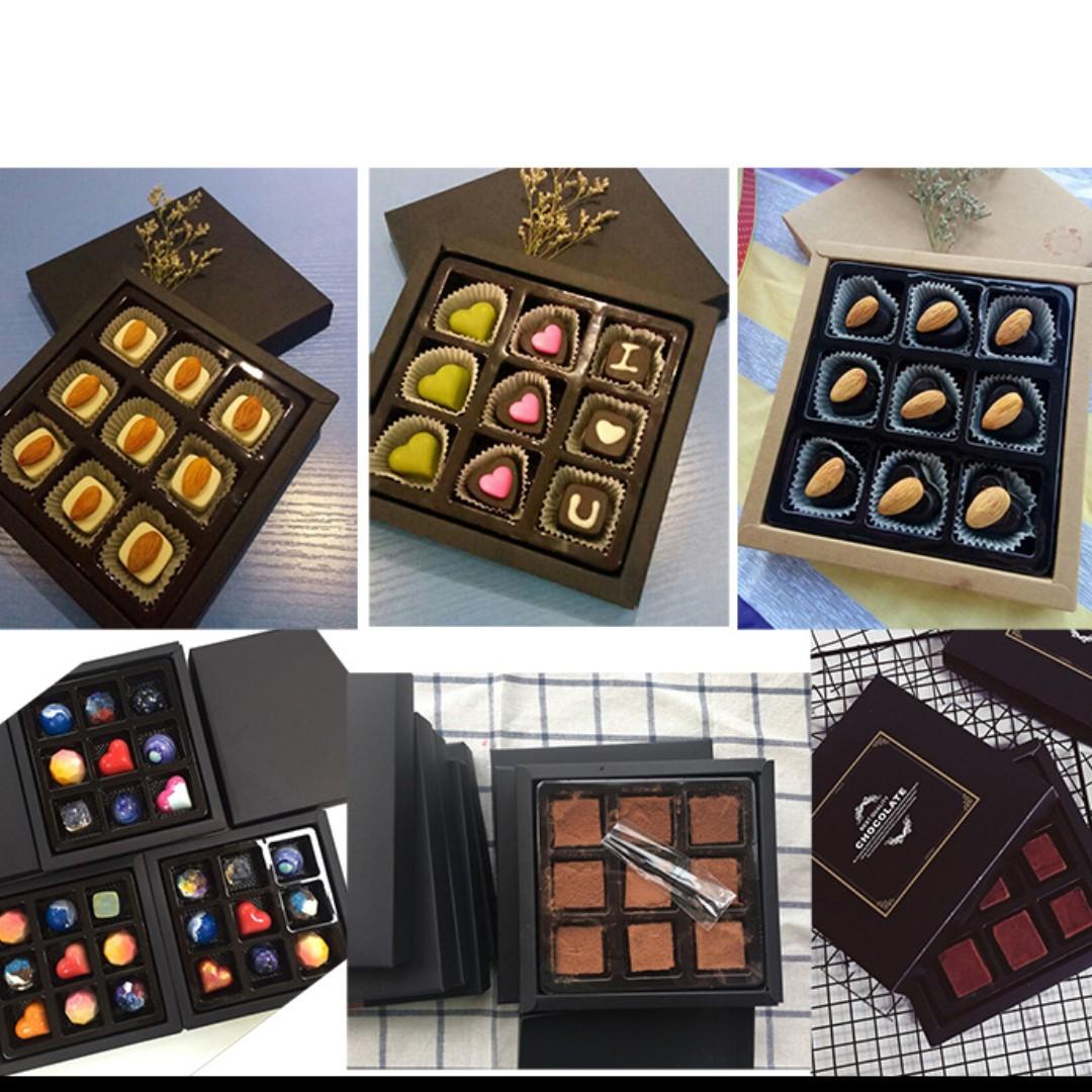 BOX - chocolate bonbon empty royce nama chocolate ganache boxes with ...