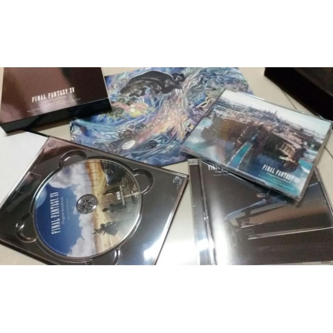 FFXV 原聲帶 OST 最終幻想 太空戰士 FINAL FANTASY XV Original Soundtrack 初回 限定生產 特裝盤 ...