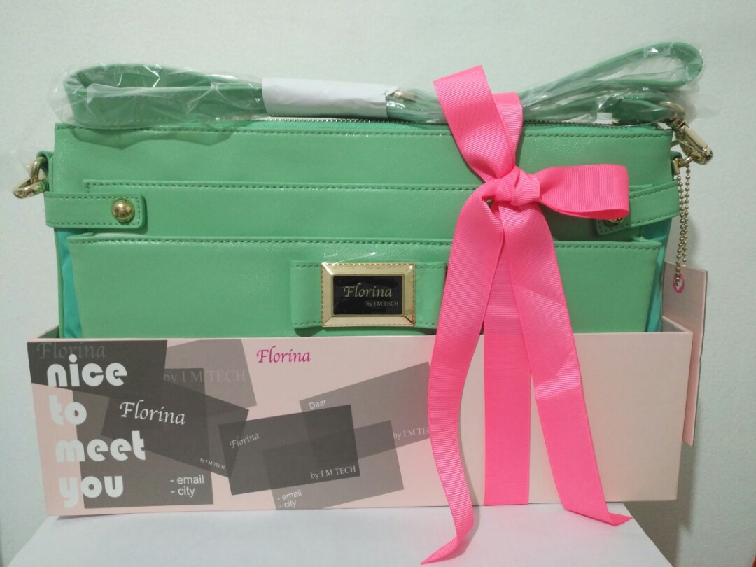 Florina Saffiano Shoulder Bag on Carousell