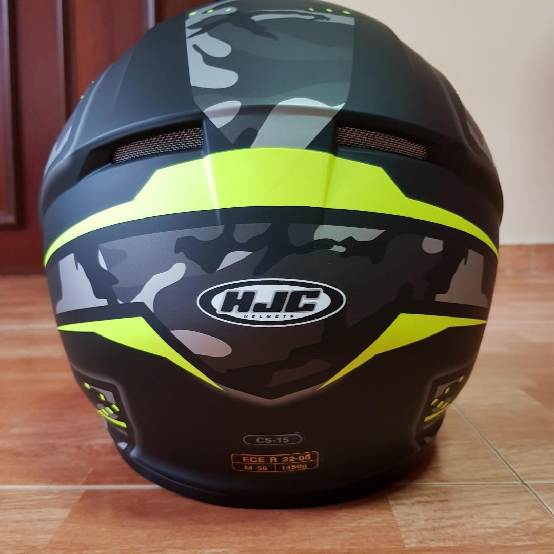 HJC CS-15 FuLL Face HeLmet, Motorcycles, Motorcycle Apparel on Carousell