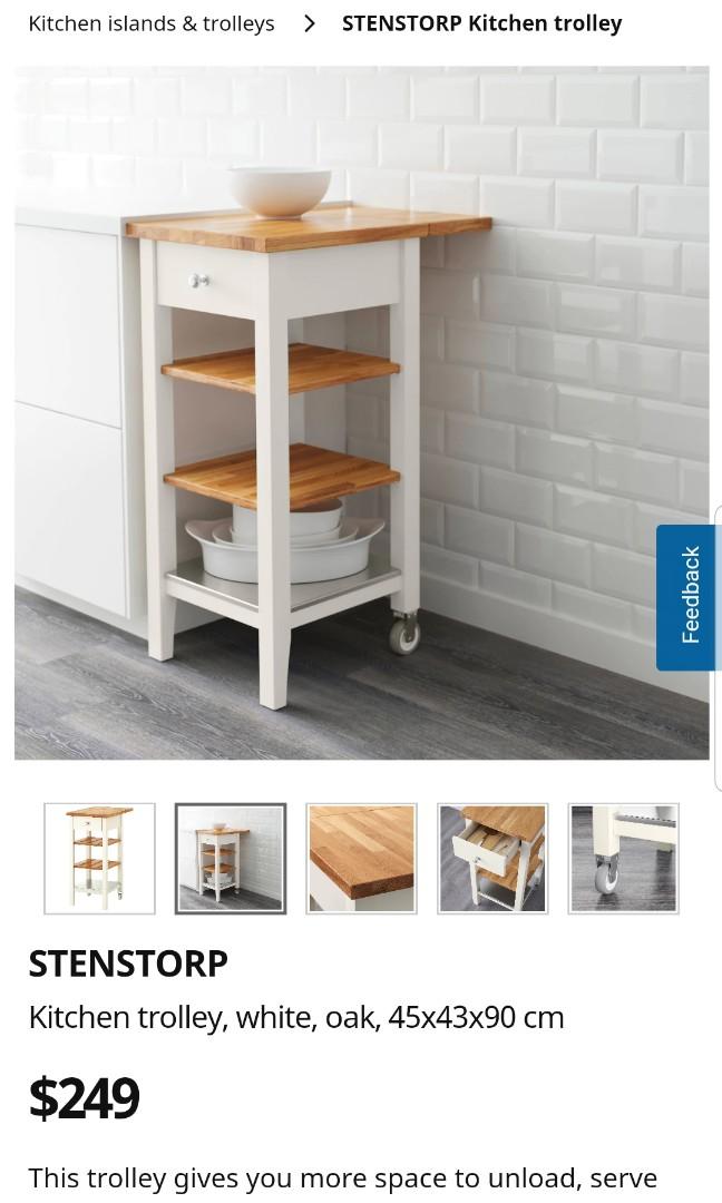 IKEA Stenstorp Kitchen Trolley, Furniture, Others on Carousell