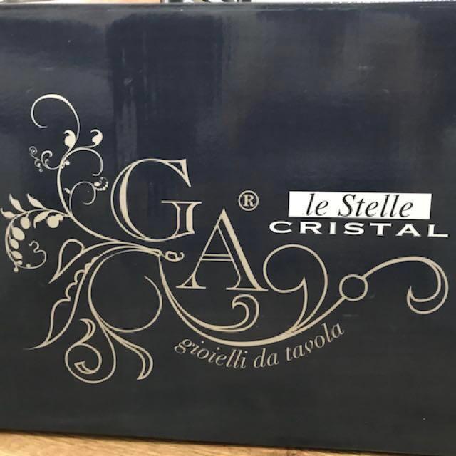 Le Stelle Crystal Wine Glasses, Furniture & Home Living, Kitchenware ...