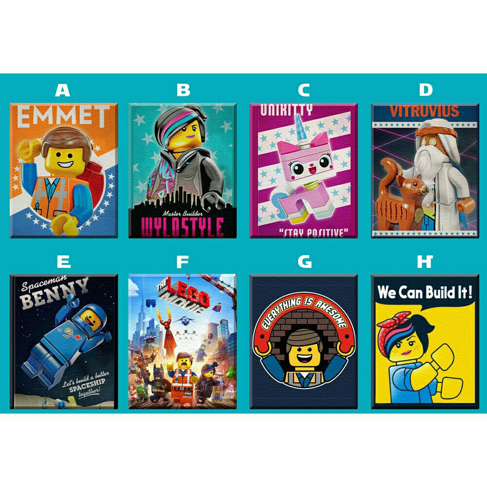 Lego Movie Poster Ref Magnet Collectible Souvenir Giveaway, Hobbies ...