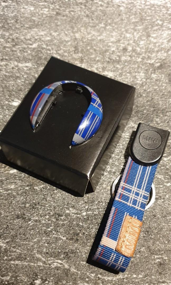 Mini cooper key cap and lanyard in speedwell blue design, Car ...