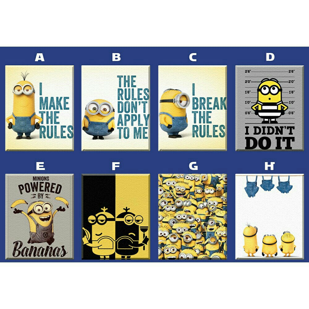 Minions Poster Ref Magnet Collectible Souvenir Giveaway, Hobbies & Toys ...