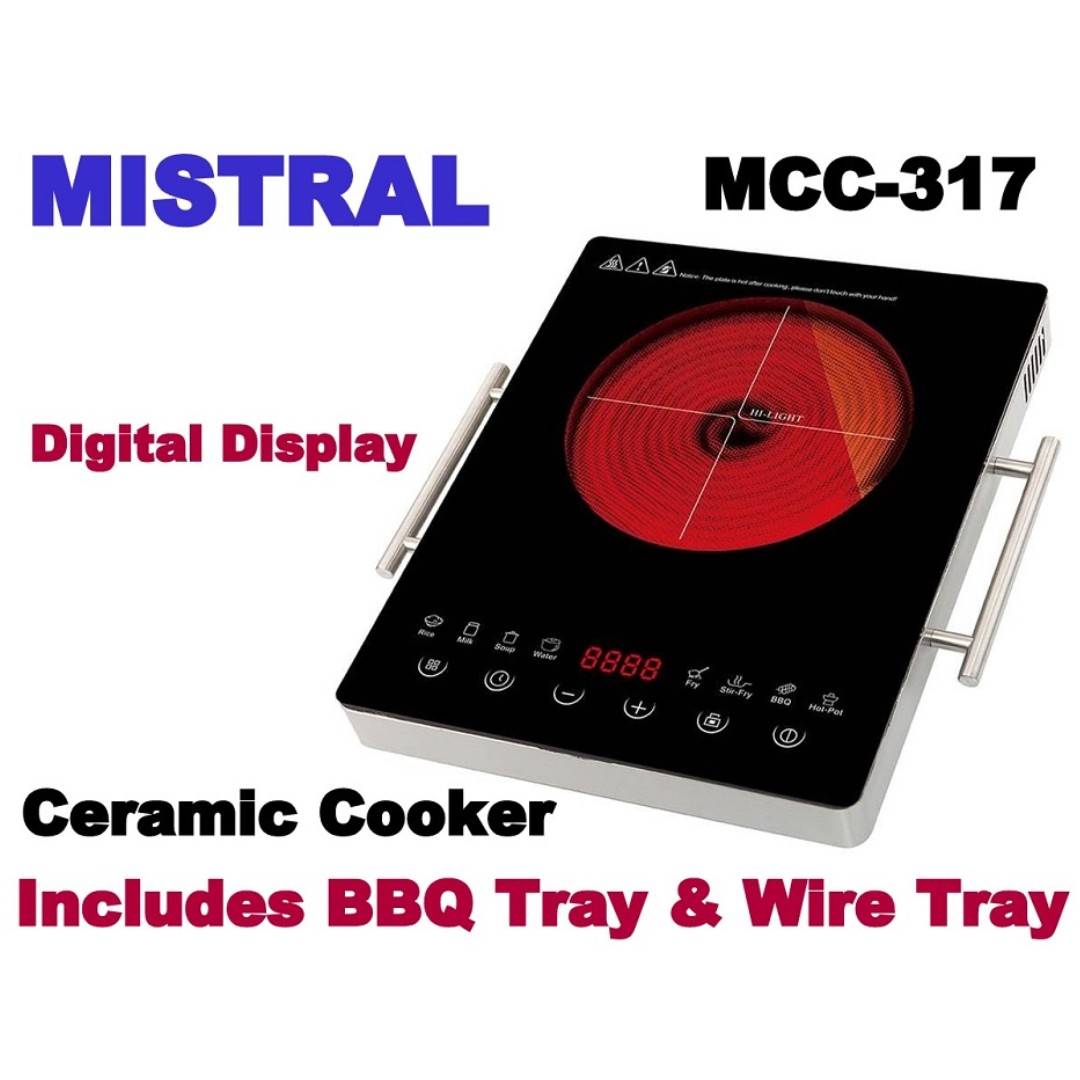 Mistral MCC317 Ceramic Cooker INDUCTION COOKER, TV & Home Appliances ...