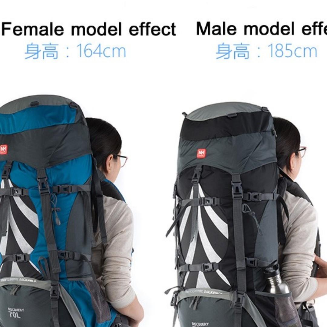 Naturehike Big Capacity 70L Hiking Backpacks, Men's Fashion, Bags ...