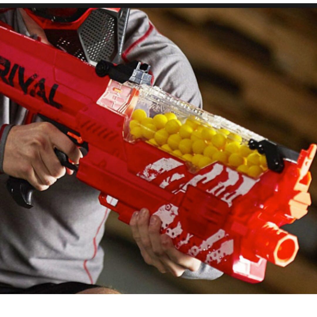 Nerf Rival Nemesis (Red) + Team mask (Red) + Extra Bullets, Hobbies ...