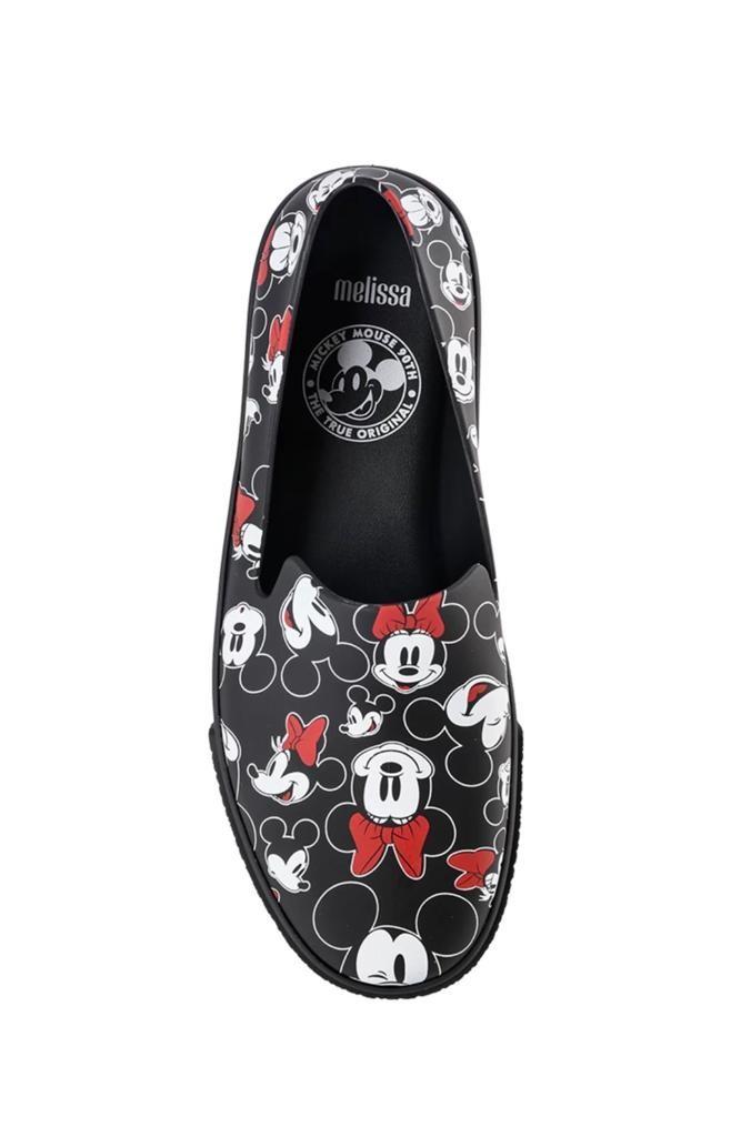 New Melissa Black Mickey Mouse Loafers Shoes, Fesyen Wanita, Sepatu di ...