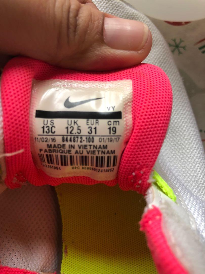 NIKE ALL WHITE RIBBER SHOES, Babies & Kids, Babies & Kids Fashion on ...