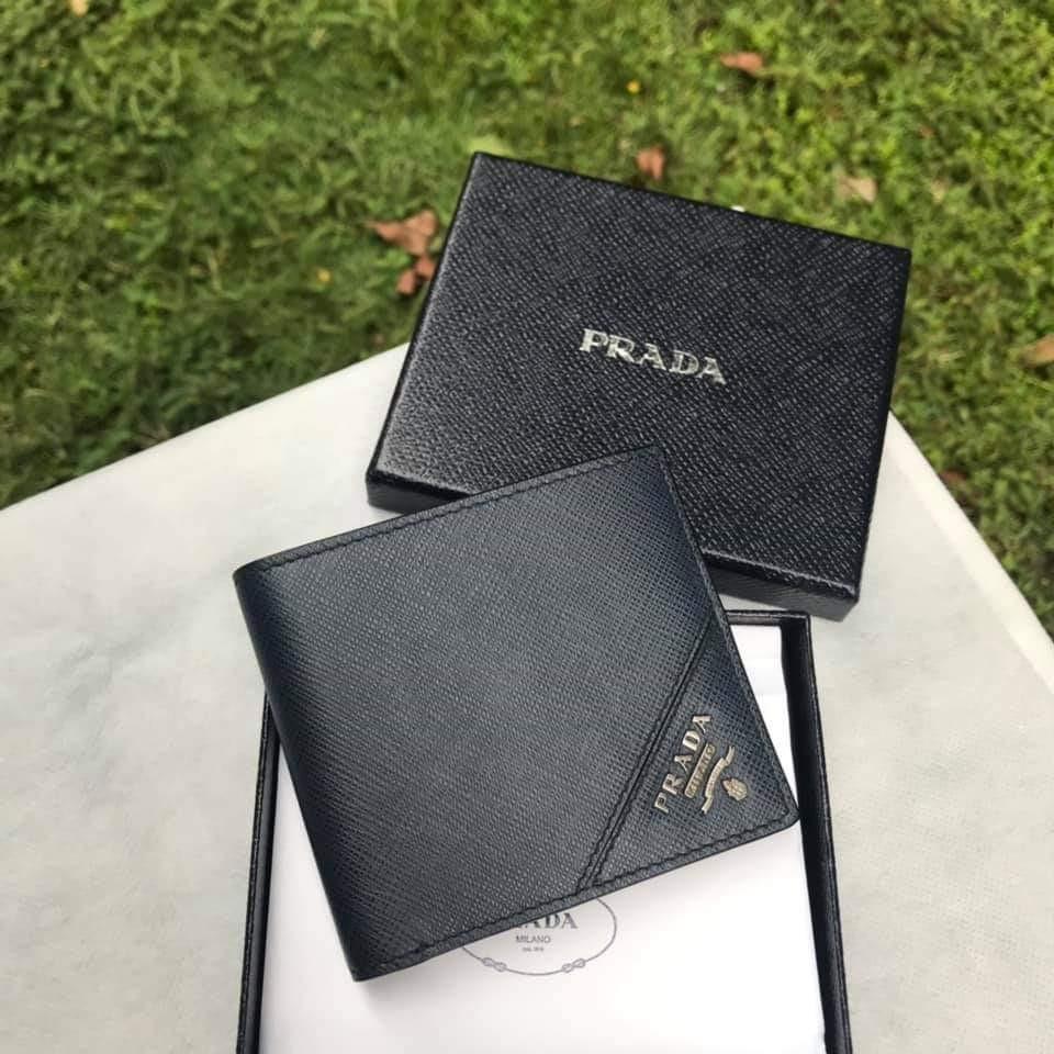 Prada Men Wallet, Men's Fashion, Watches & Accessories, Wallets & Card ...