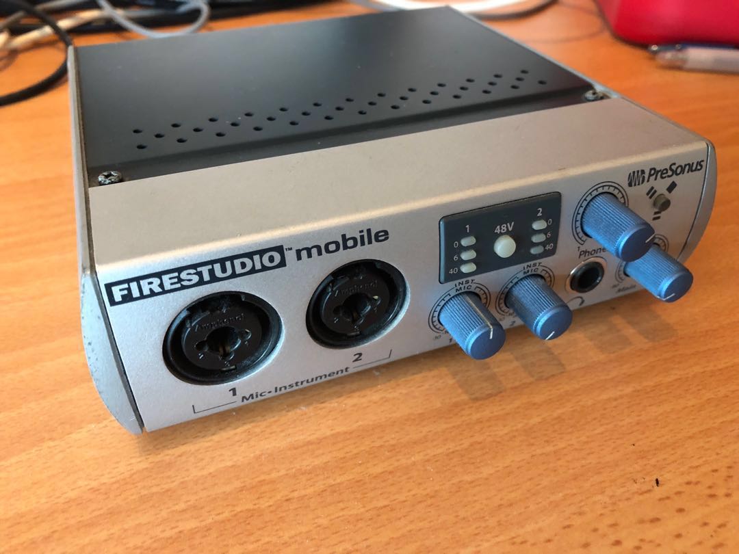 Presonus Firestudio Mobile Audio Interface, Hobbies & Toys, Music & Media, Musical Instruments ...