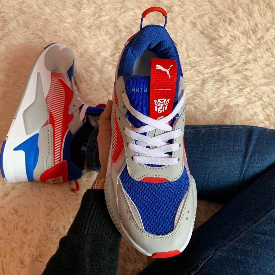 PUMA RSX GREY BLUE, Men's Fashion, Footwear, Sneakers on Carousell