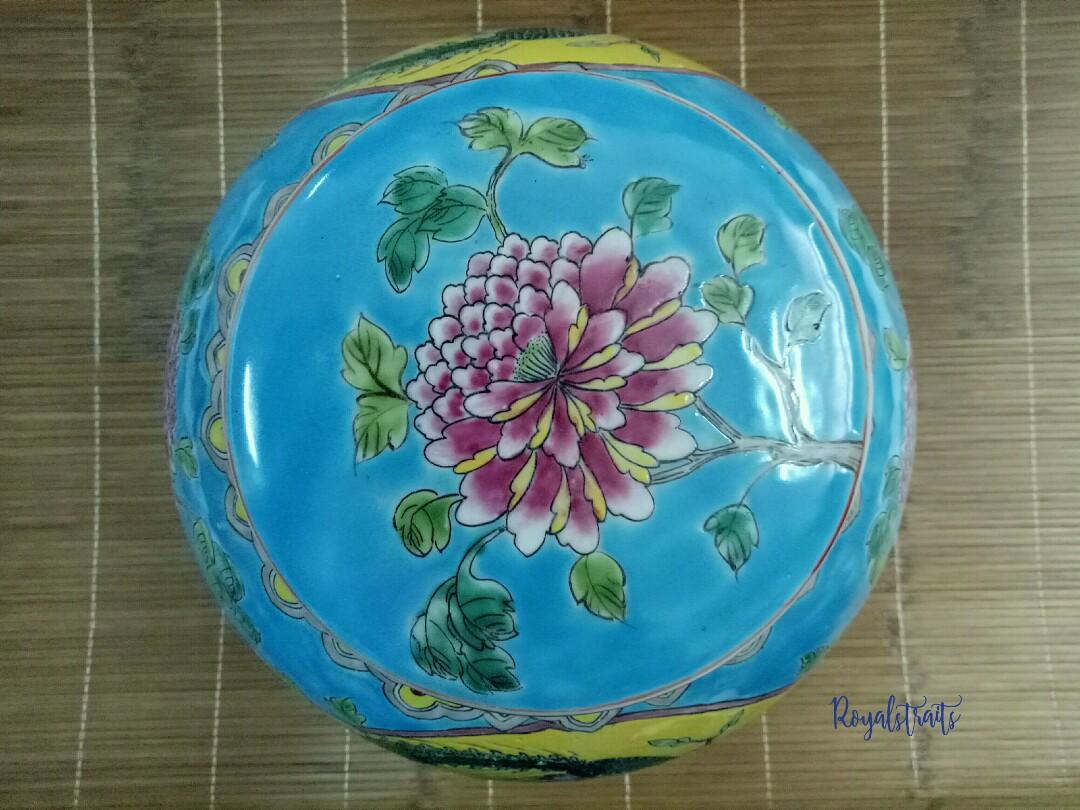 Sky Blue Ginger Jar, Furniture & Home Living, Kitchenware & Tableware ...