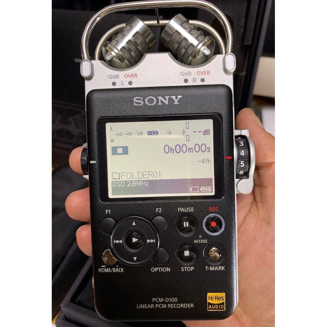 Sony PCM-D100 Hi-Res Recorder, 音響器材, 可攜式音響設備 - Carousell