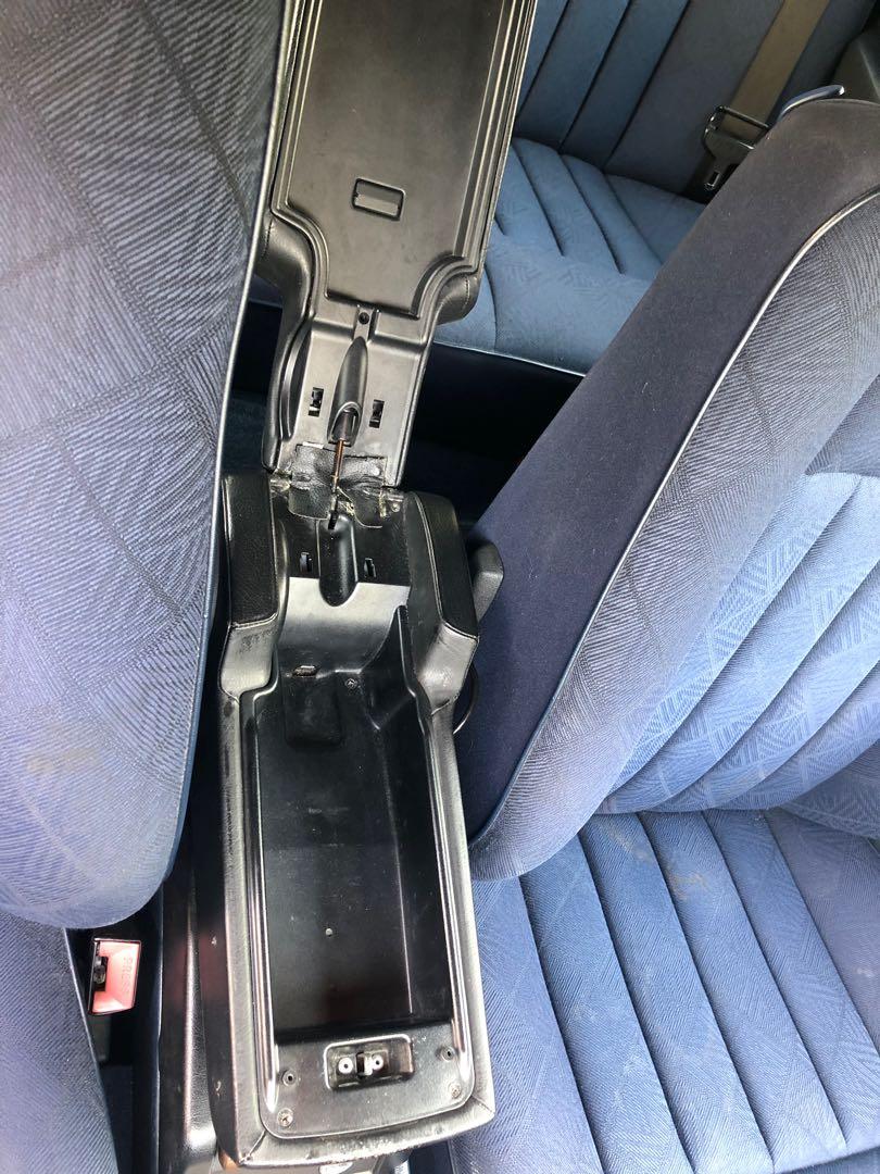 W124 center armrest US spec with storage, Auto Accessories on Carousell