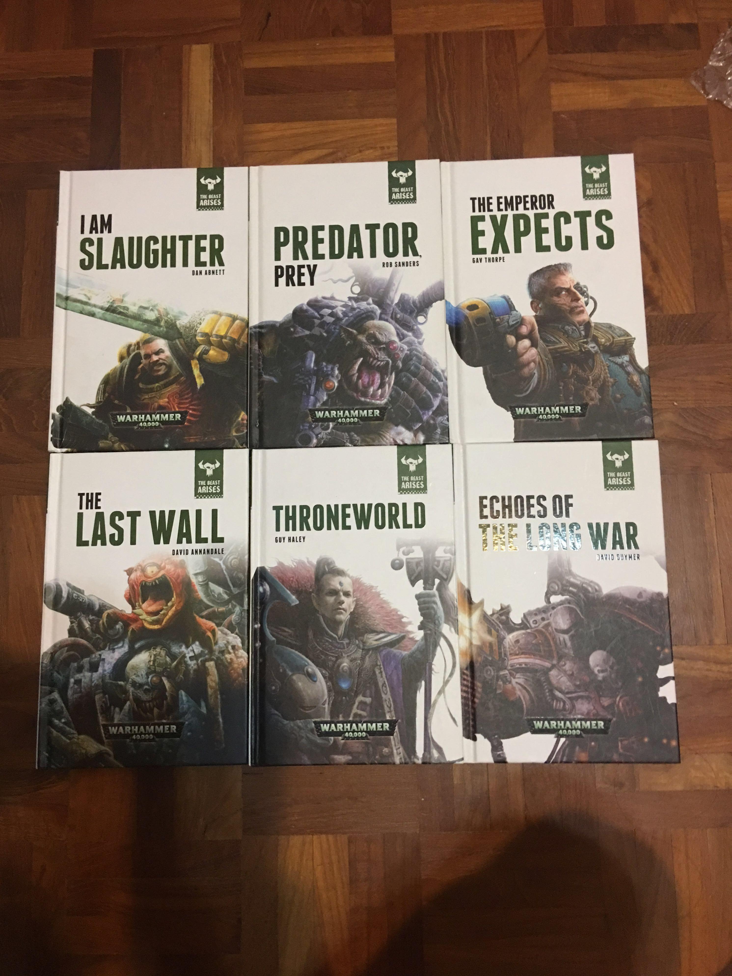 Warhammer 40k The Beast Arises (War of the Beast) Books 1-6, Hobbies ...
