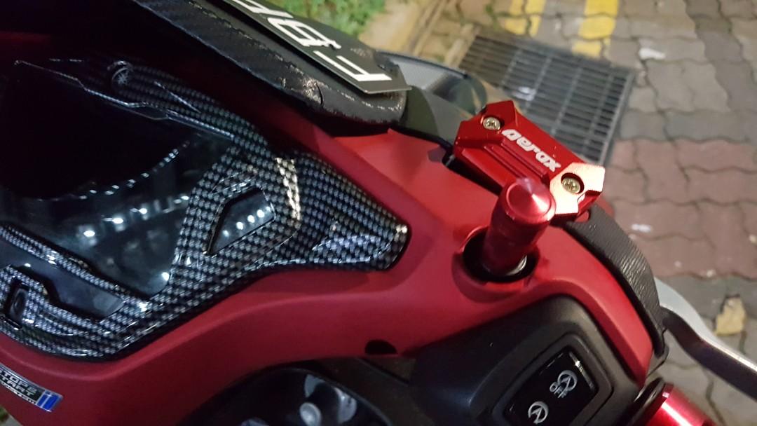 Yamaha NVX Aerox Brake Reservoir CNC Colour Cover Caps, Motorcycles ...