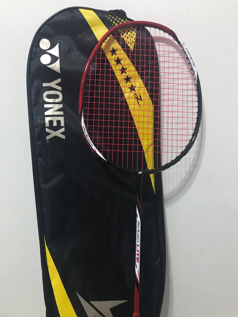 Yonex Arcsaber Lite Badminton racquet, Sports Equipment, Sports & Games ...