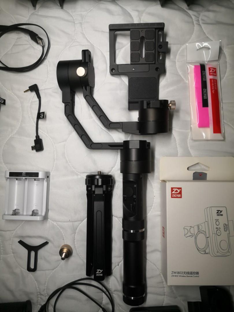 Zhiyun Crane Plus 3-Axis Gimbal with Dual Handheld Grip, Mobile Phones ...