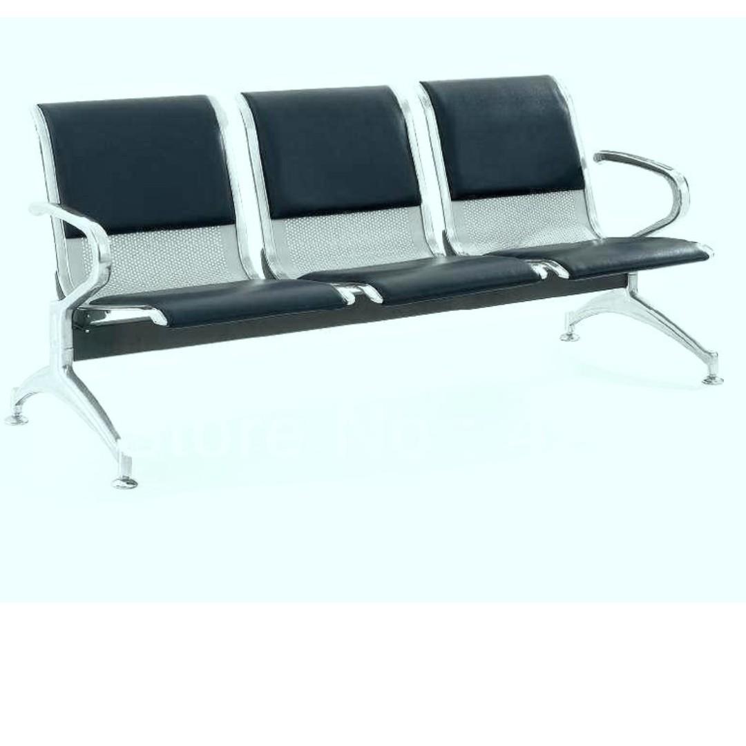Airport Visitor Link Chair with PVC Cushion, Furniture & Home Living ...