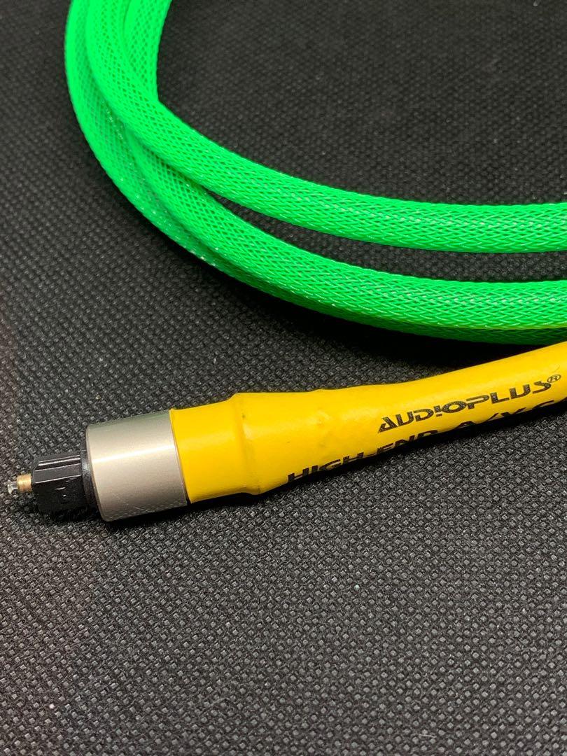 AUDIOPLUS OPTI-1 OPTICAL FIBER CABLE, Audio, Portable Audio Accessories ...