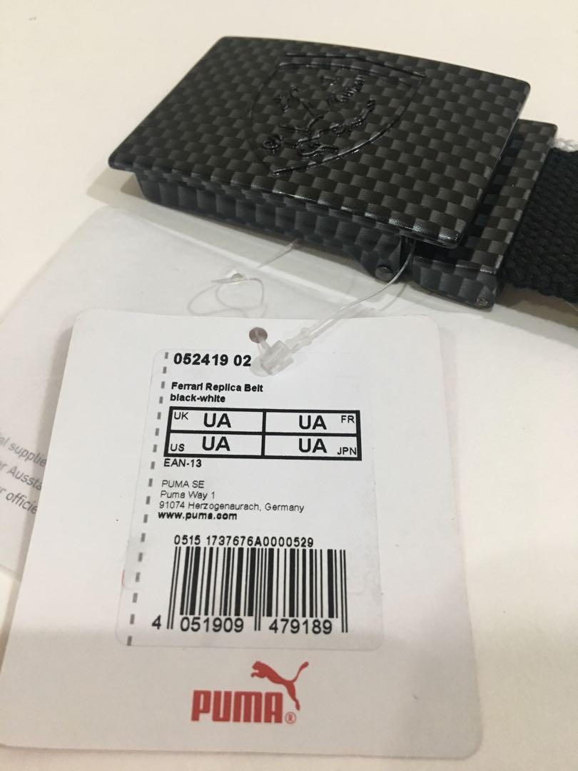 Ban pinggang Original Puma Ferrari, Fesyen Pria, Aksesoris, Ikat ...