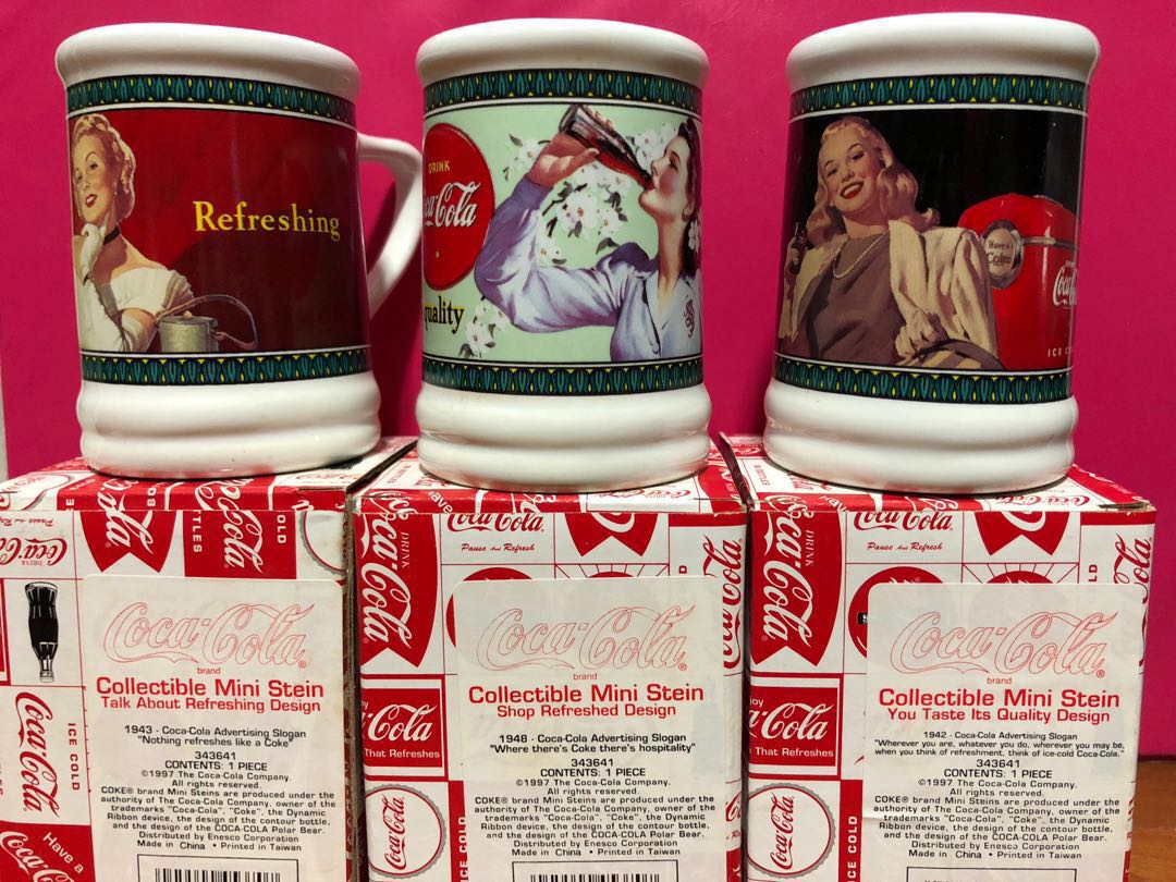Coca-Cola collectible Mini Stein, Vintage & Collectibles, Vintage ...