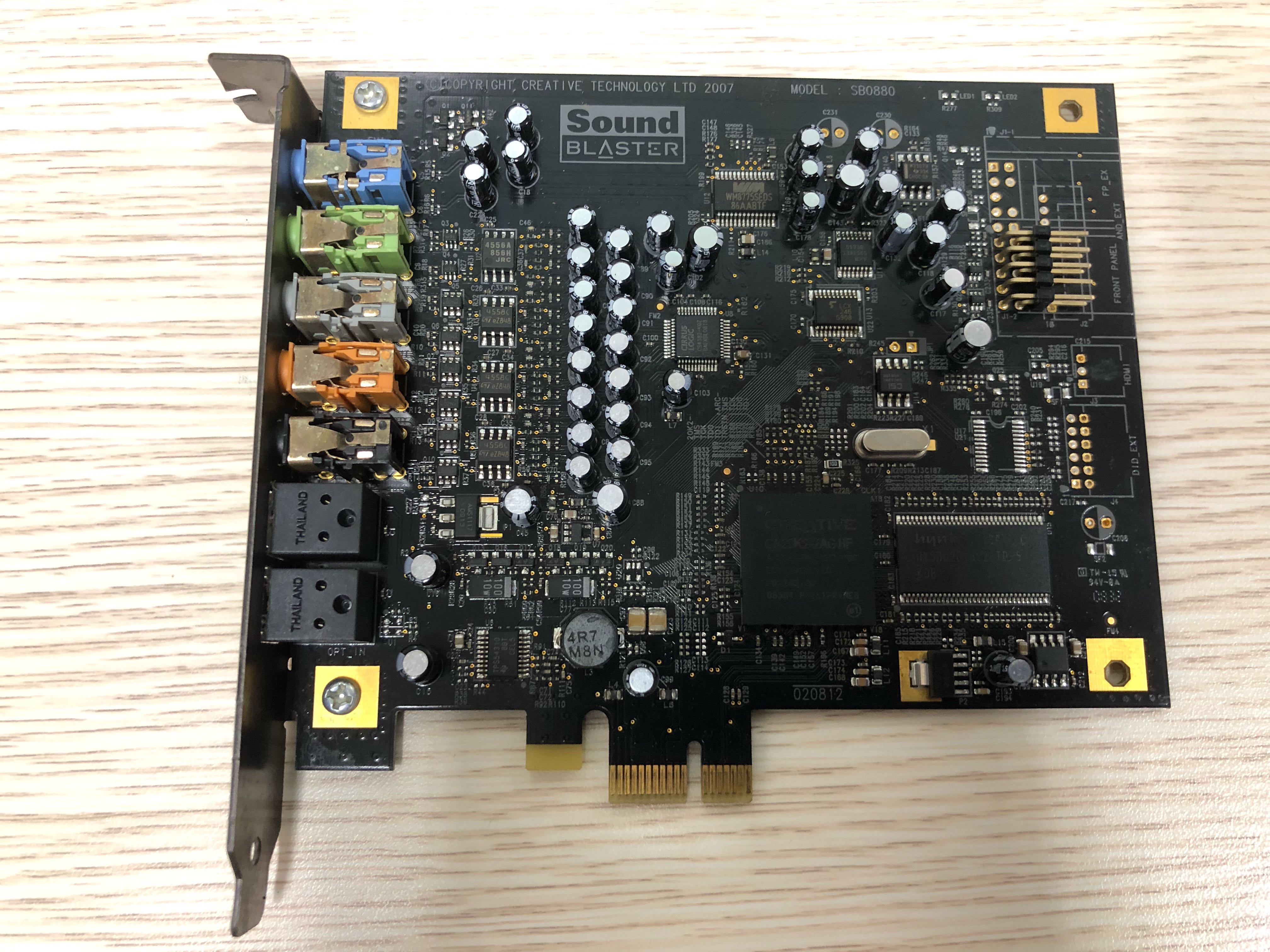 Creative X-Fi Sound Blaster card, Computers & Tech, Parts & Accessories ...