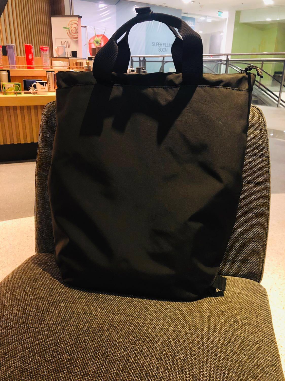 Doughnut Backpack/Tote Bag BLACK series: Modish, Men's Fashion, Bags ...