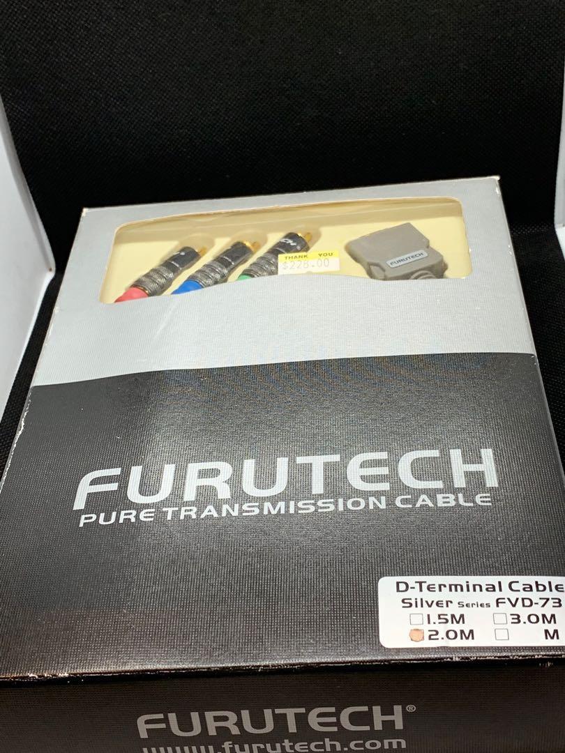 FURUTECH FVD-73 D-TERMINAL TO 3 RCA CABLE, Audio, Portable Audio Accessories on Carousell