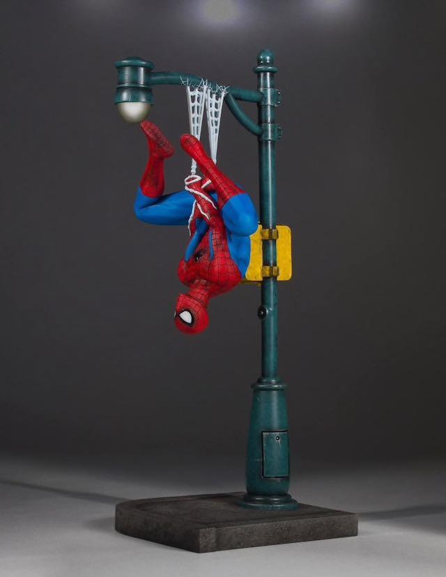 Gentle Giant Spiderman lamp pole statue, Hobbies & Toys, Toys & Games ...