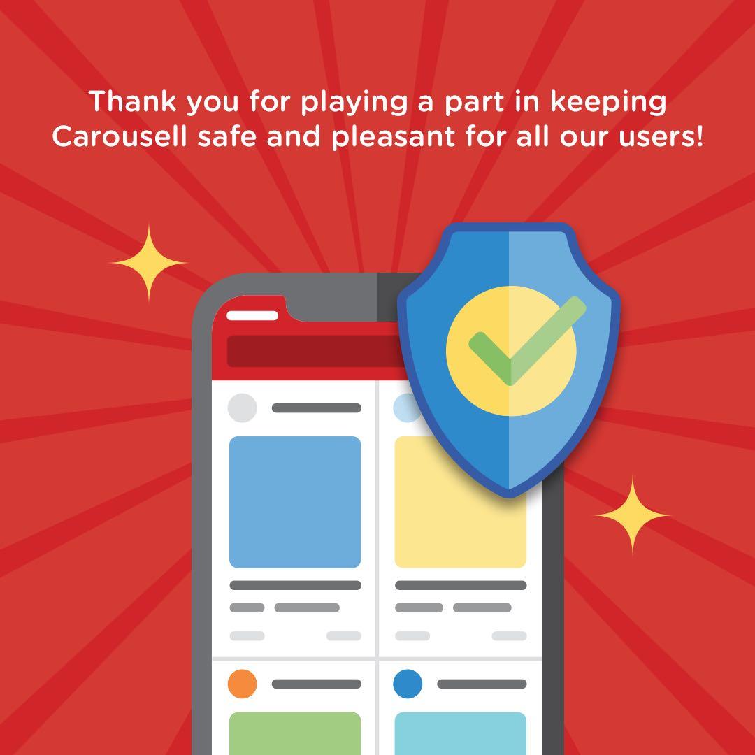 Help look out for our community!, Announcements on Carousell