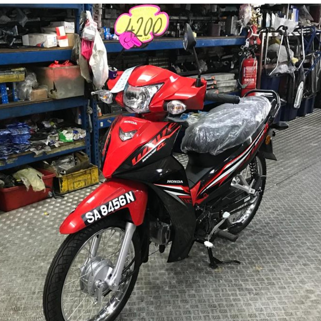 HONDA WAVE ALPHA 110 RIM INTERCHANGE, Motorbikes on Carousell