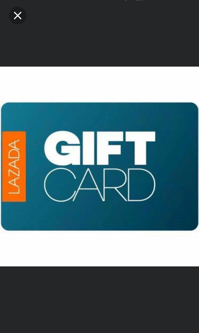 Lazada gift card voucher, Everything Else on Carousell