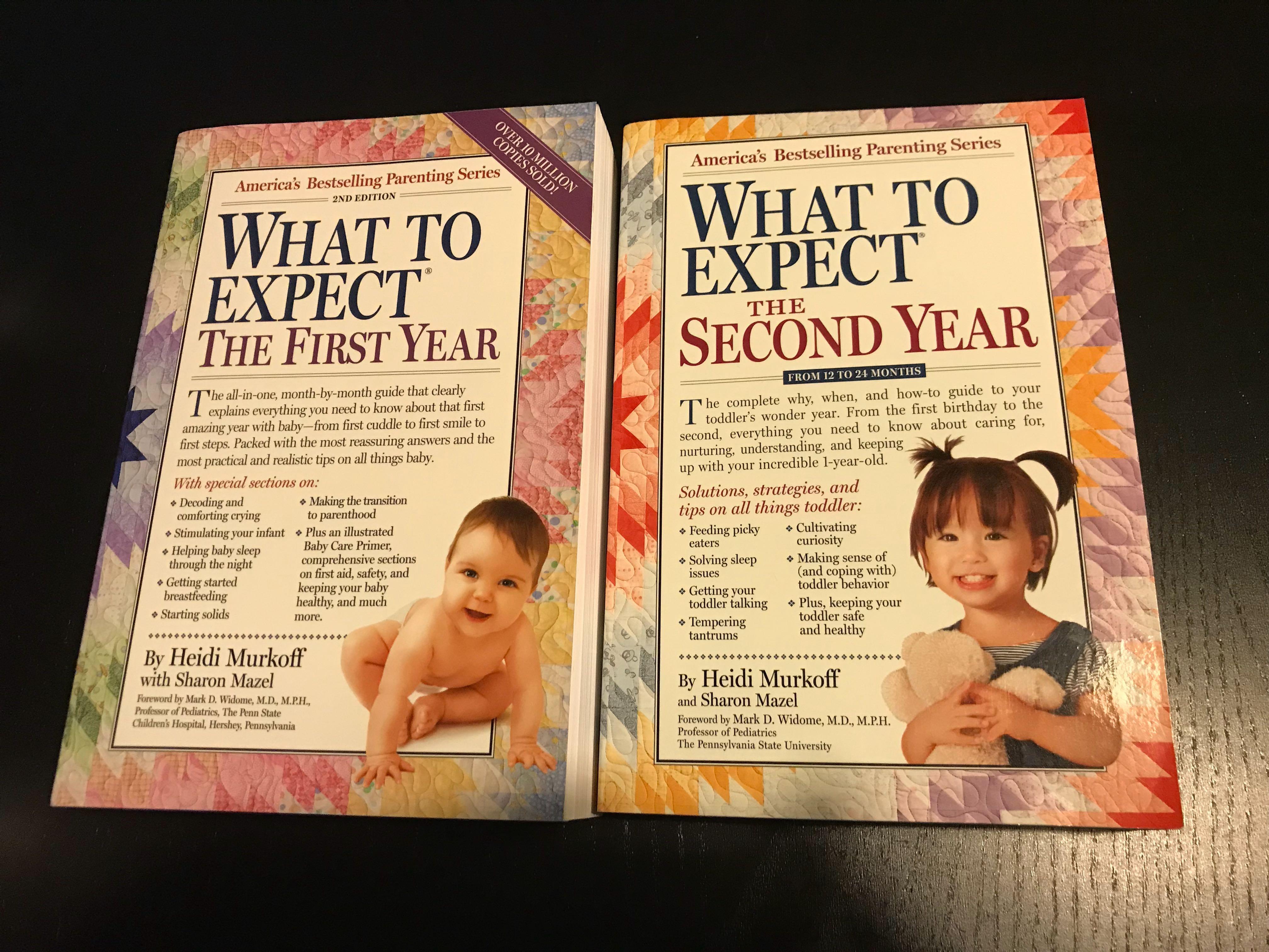 Like New! What to Expect First and Second Year Books, Hobbies & Toys ...