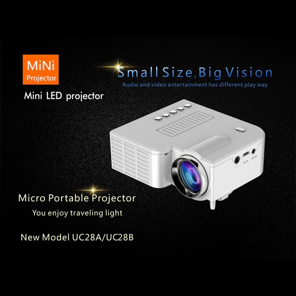 Mini Portable LED Projector 1080P HD Family projector, TV & Home ...