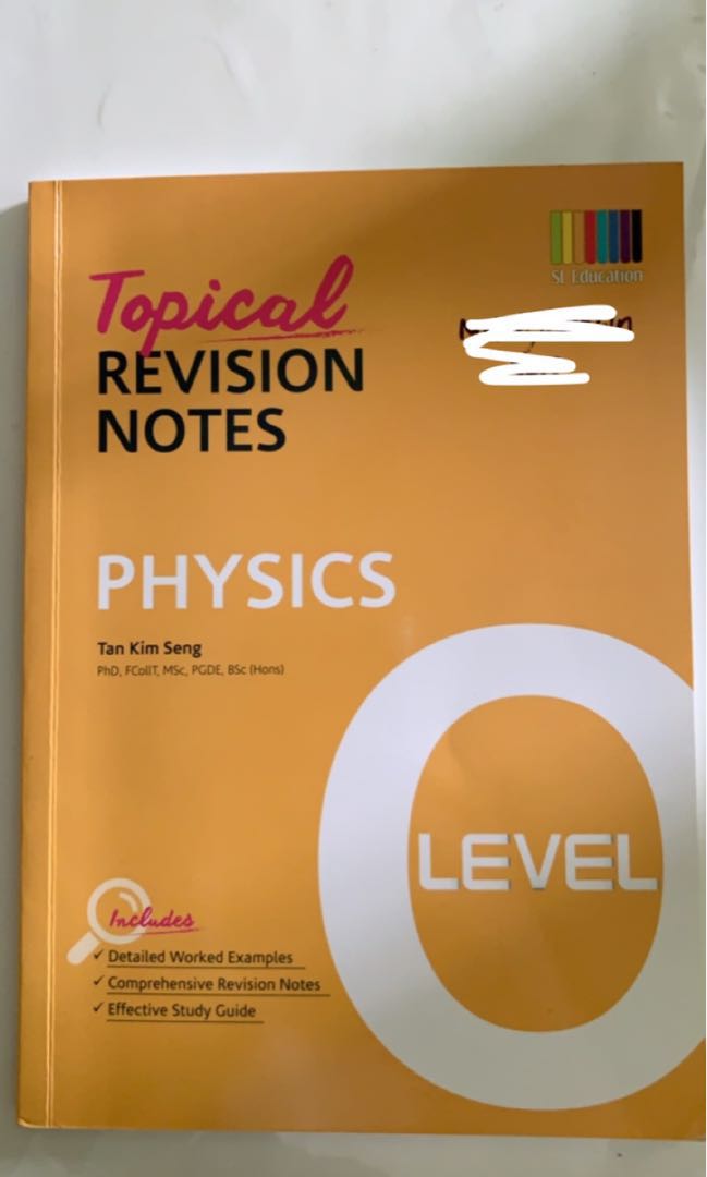 O Level Topical Revision Notes Physics, Hobbies & Toys, Books ...