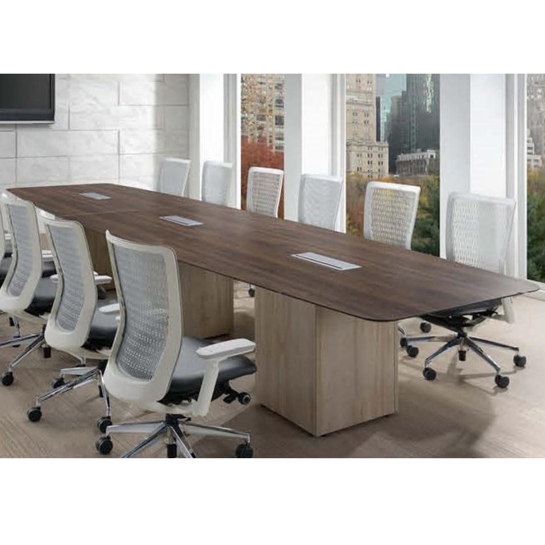 Office Conference Meeting Table 4800mm Length, Furniture & Home Living ...