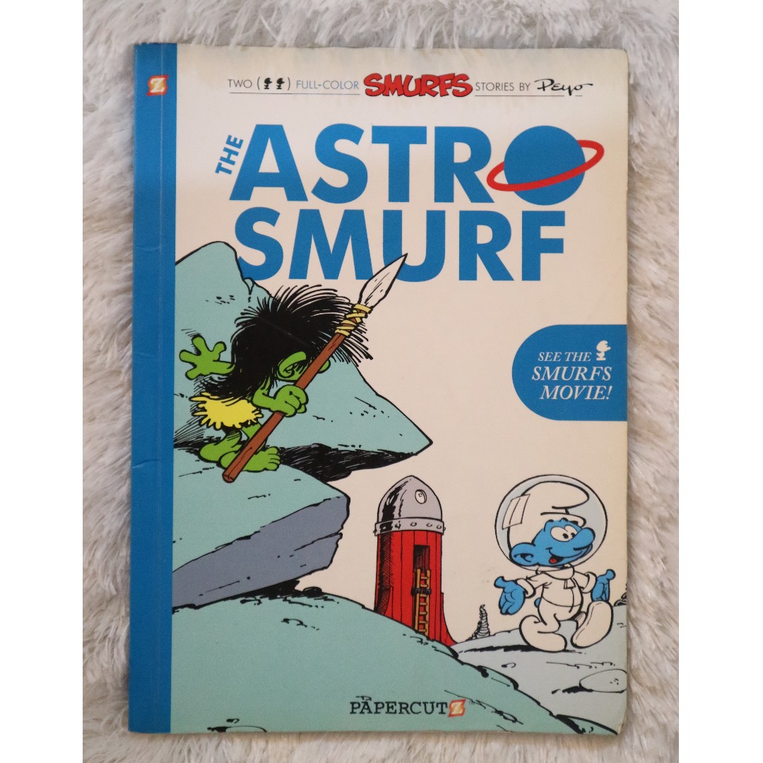 Preloved Astro Smurf Book, Buku & Alat Tulis, Buku Anak-Anak di Carousell