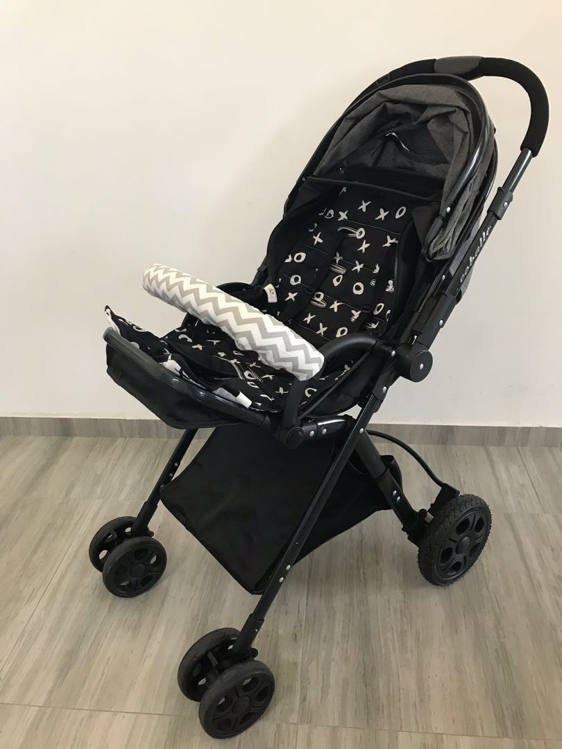 Preloved Coballe Reversible Back/Front Facing Stroller, Babies & Kids ...