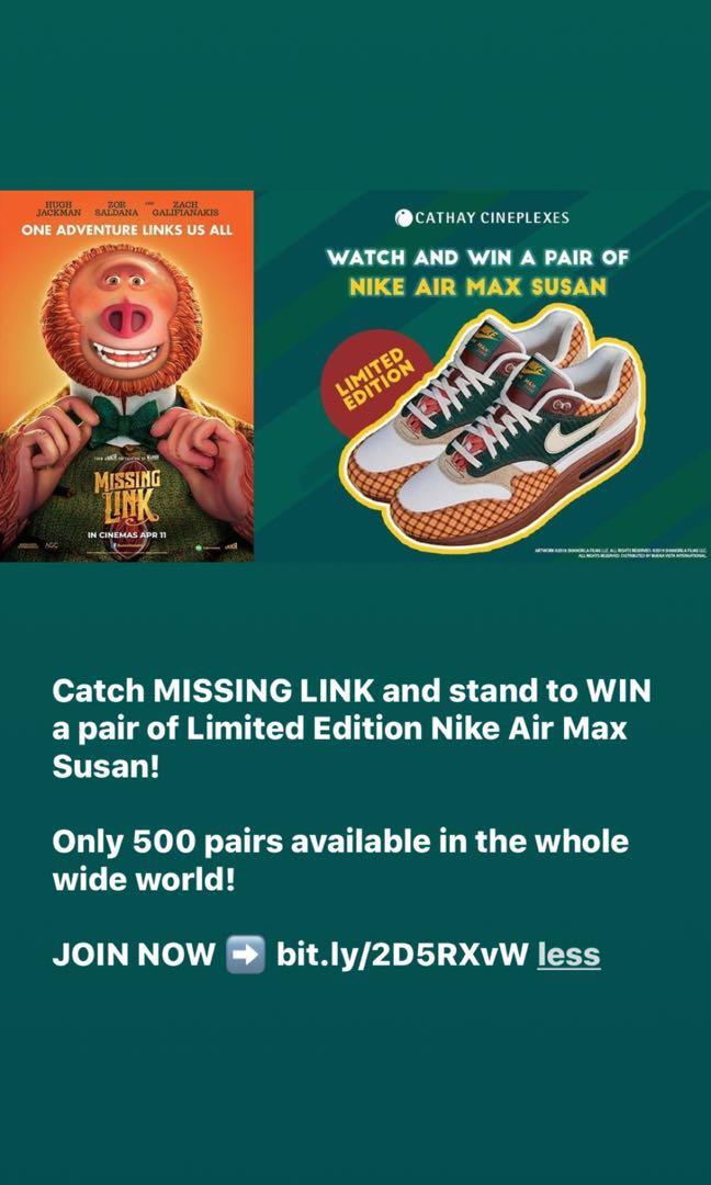 [PREORDER]NIKE AIR MAX SUSAN MISSING LINK *ONLY500PAIRS*, Men's Fashion ...