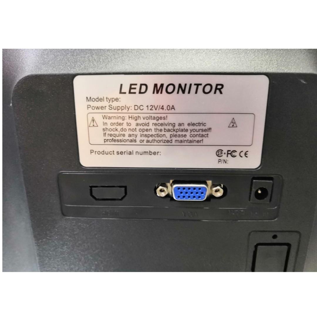 Provision 19" inch Wide Led Monitor, Computers & Tech, Parts ...