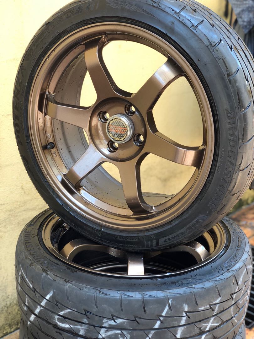 Rim TE37 17, Auto Accessories on Carousell