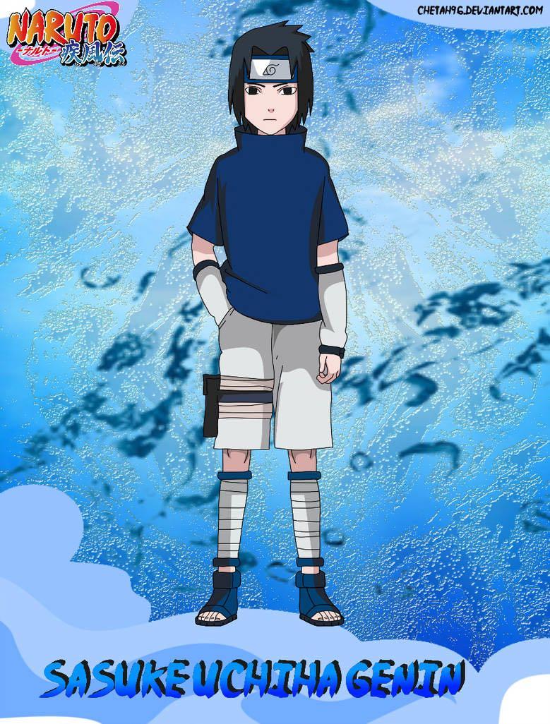 Sasuke Uchiha Genin Cos, Hobbies & Toys, Books & Magazines, Comics ...