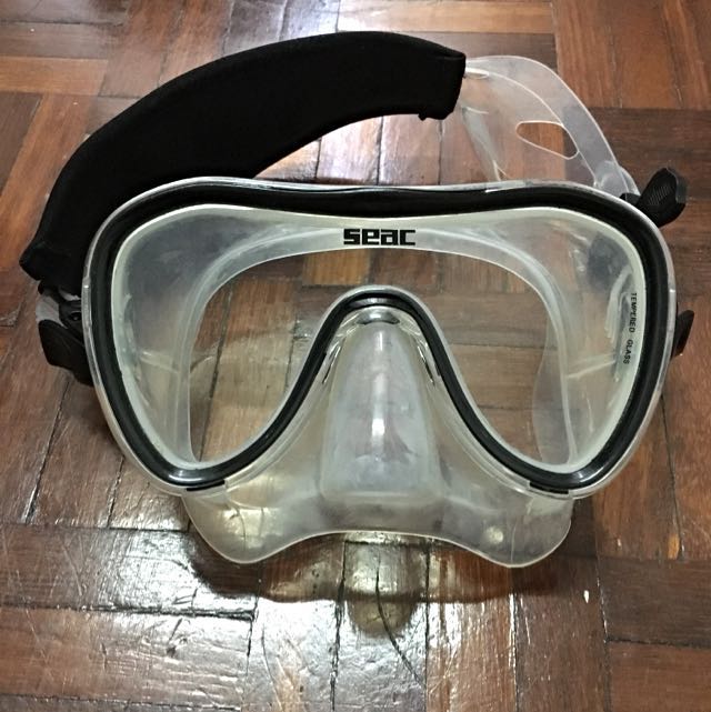Seac Salina Scuba Diving Mask, Sports Equipment, Sports & Games, Water ...