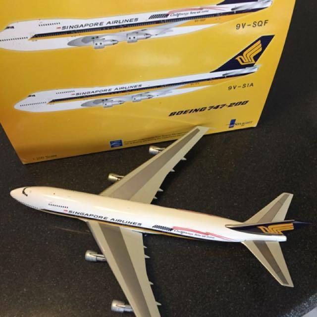 Singapore Airlines Boeing 747-200 California here we come, Hobbies ...