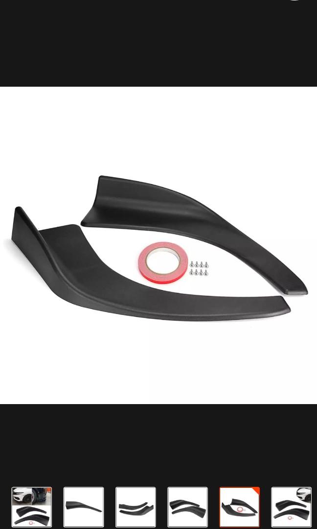 Universal front shovels deflector spoiler splitter diffuser, Car ...