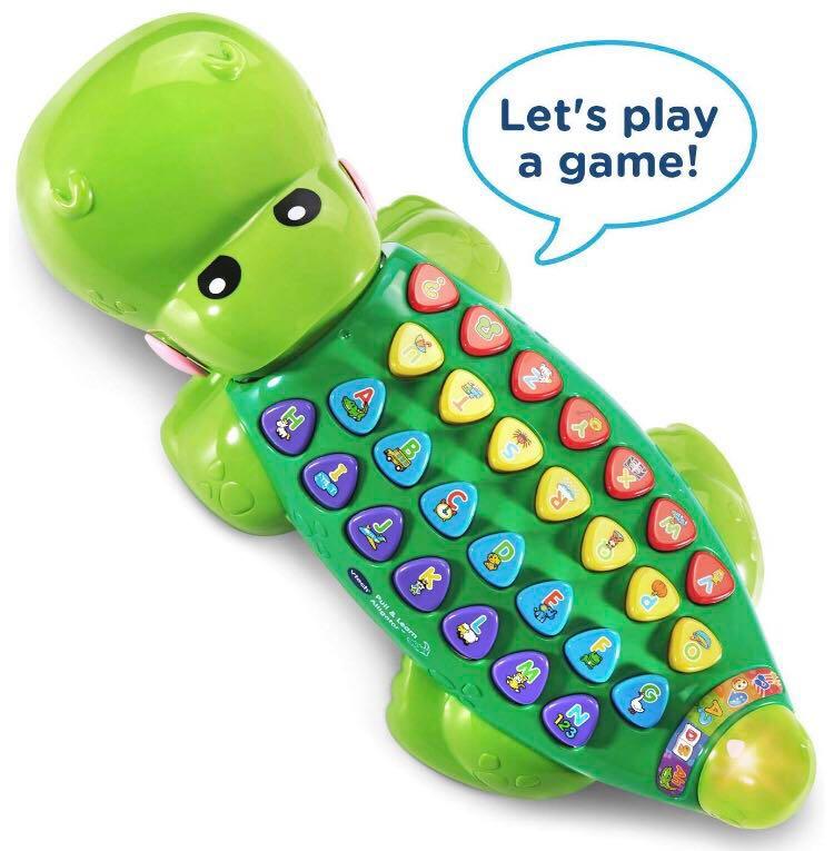 Vtech Pull and Learn Alphabet Alligator Toy, Babies & Kids, Infant ...